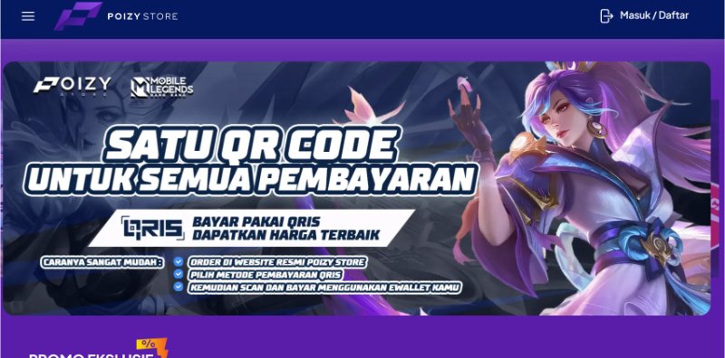 Poizy Store: Pilihan Tepat untuk Top Up ML Instan